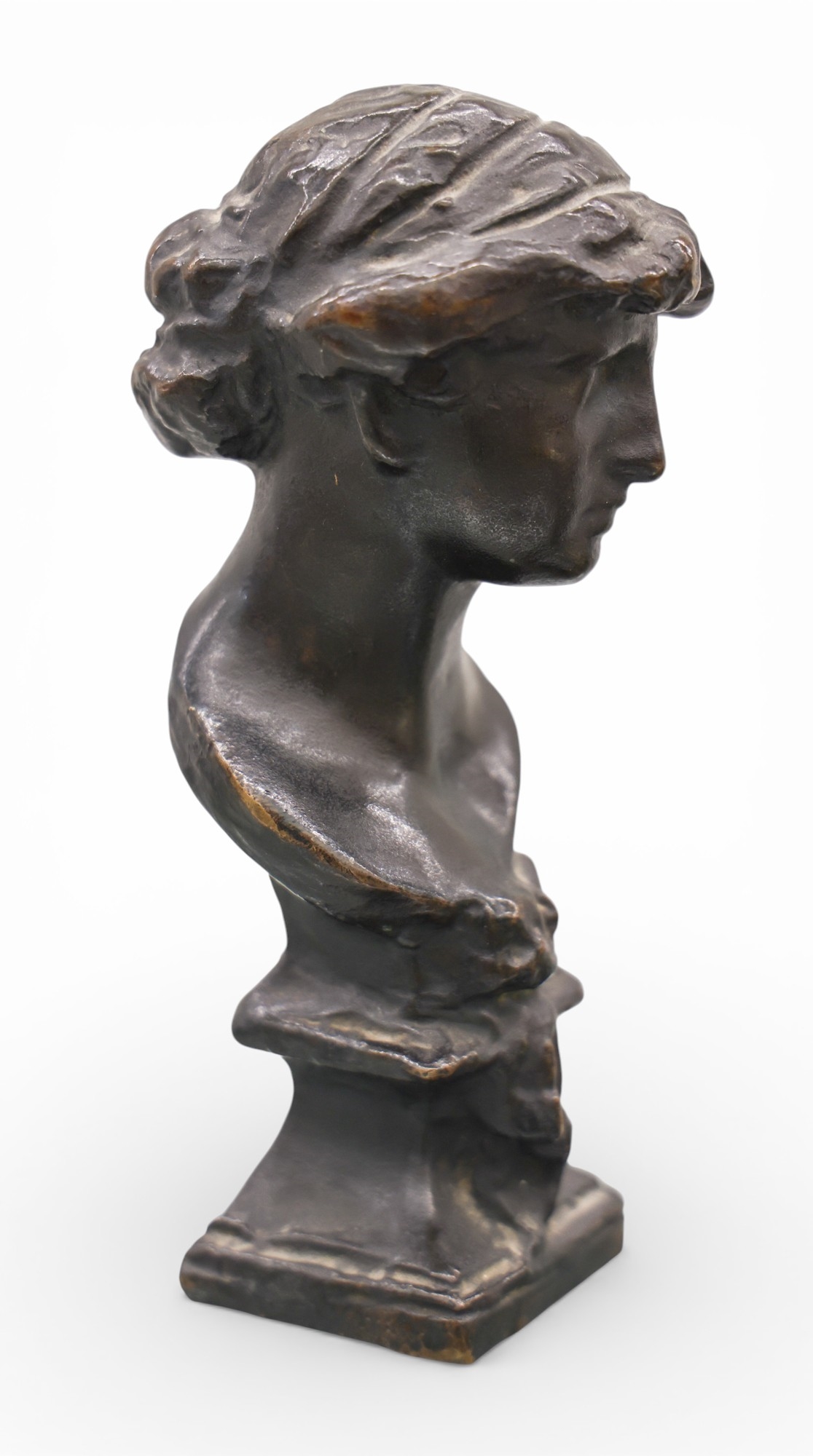 Olin Levi Warner | Bust of Maiden (1880) | MutualArt