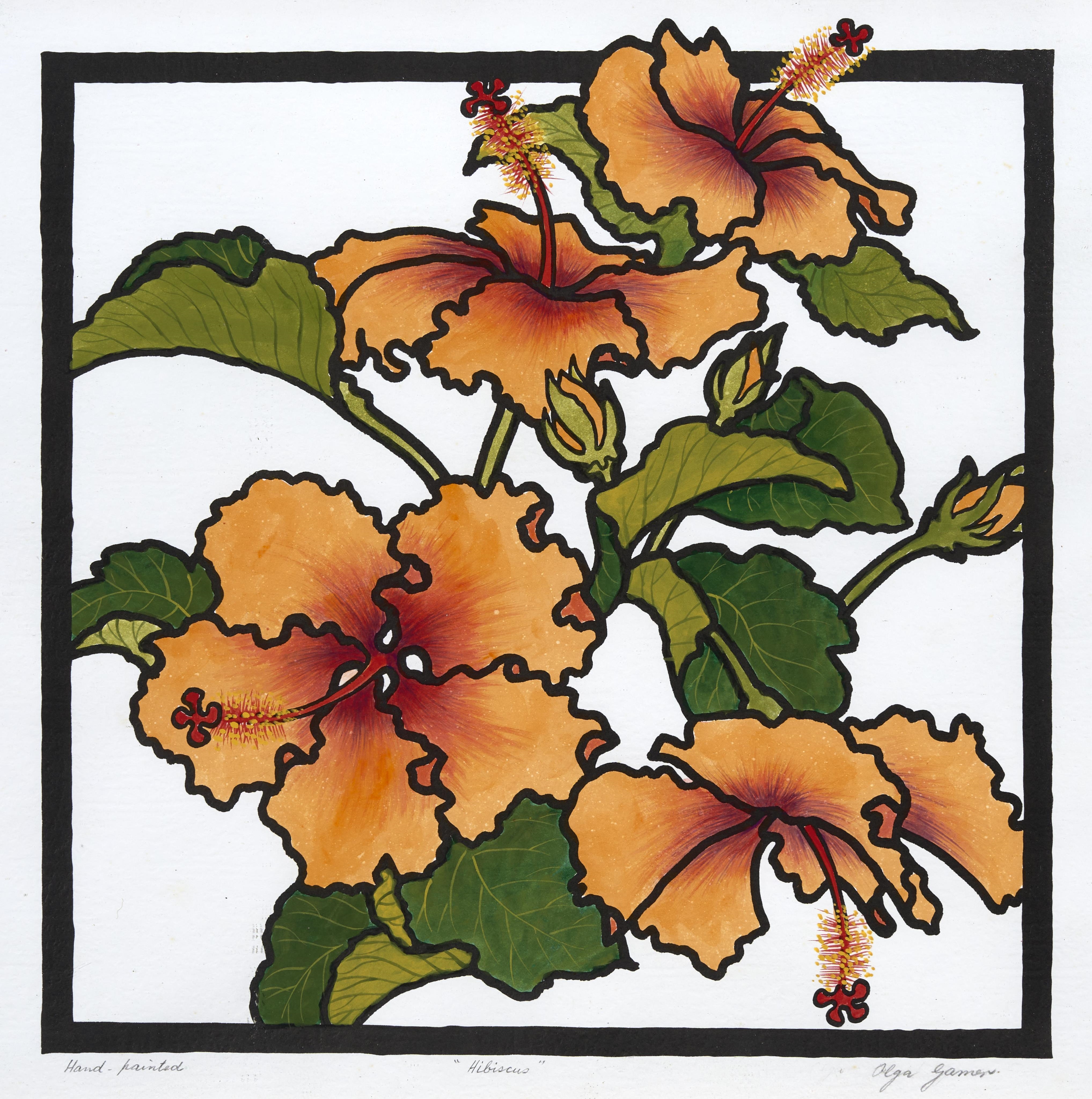 Olga Garner-Morris | Hibiscus | MutualArt