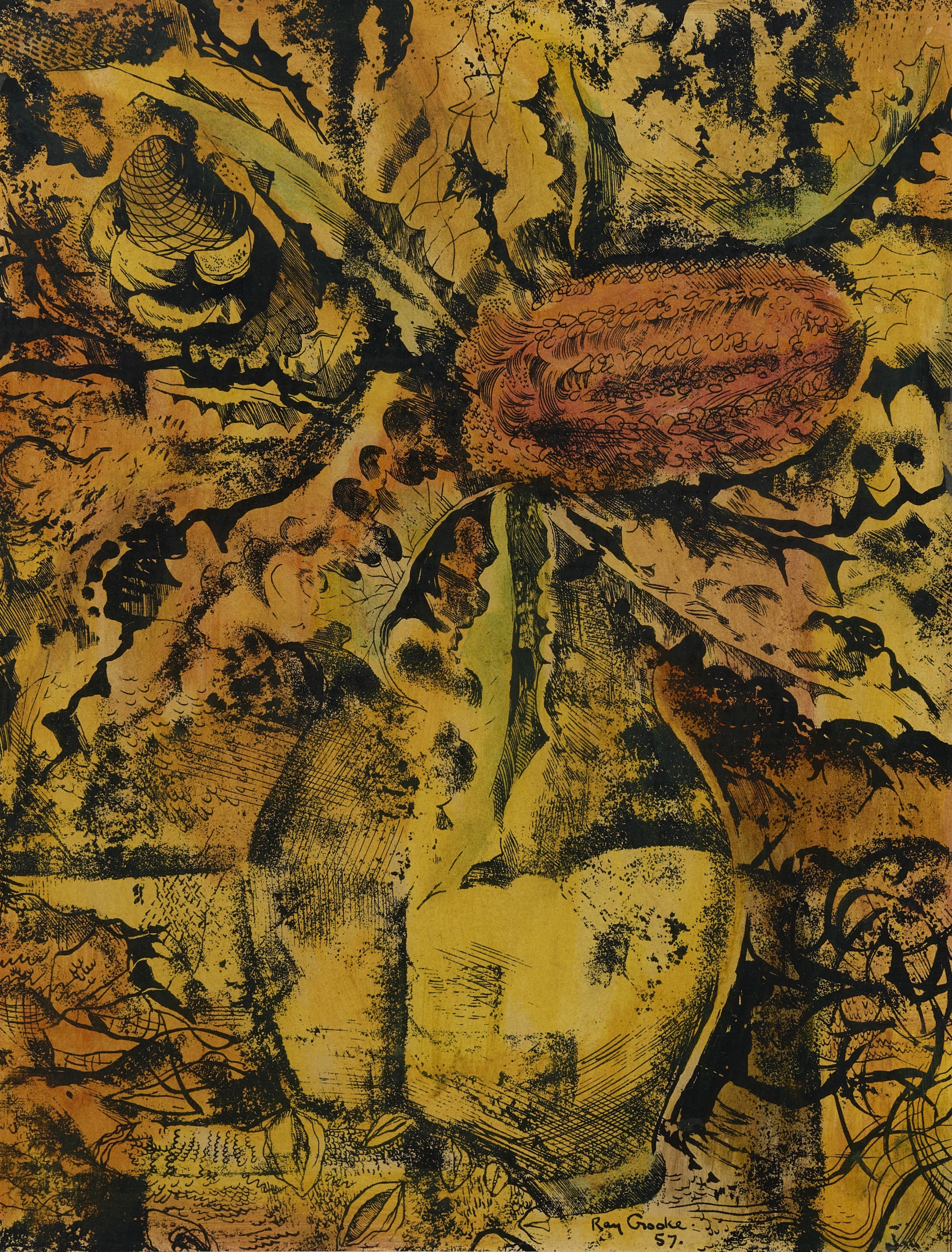 Ray Crooke | Native Flowers (1957) | MutualArt