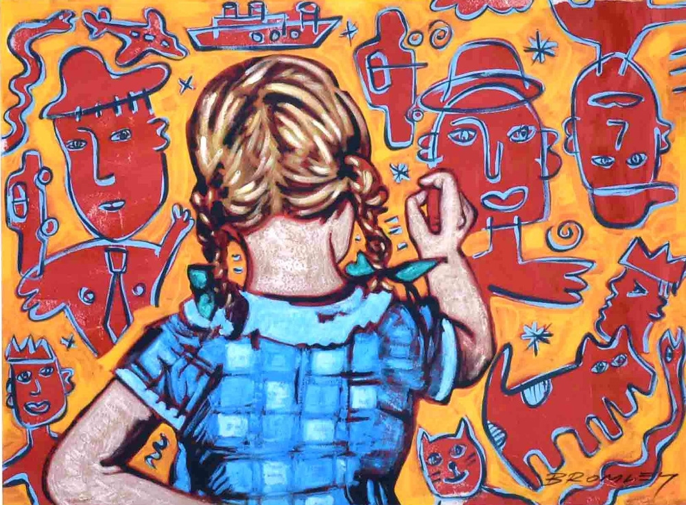 David Bromley | The Mural | MutualArt