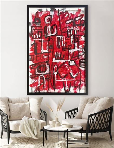 Martin Breeze | Echoes In Crimson | MutualArt