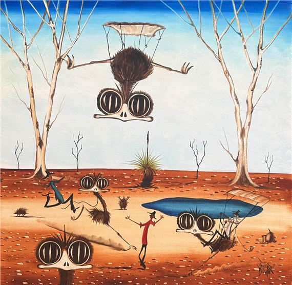 Peter Browne | Emu Flying Lessons | MutualArt