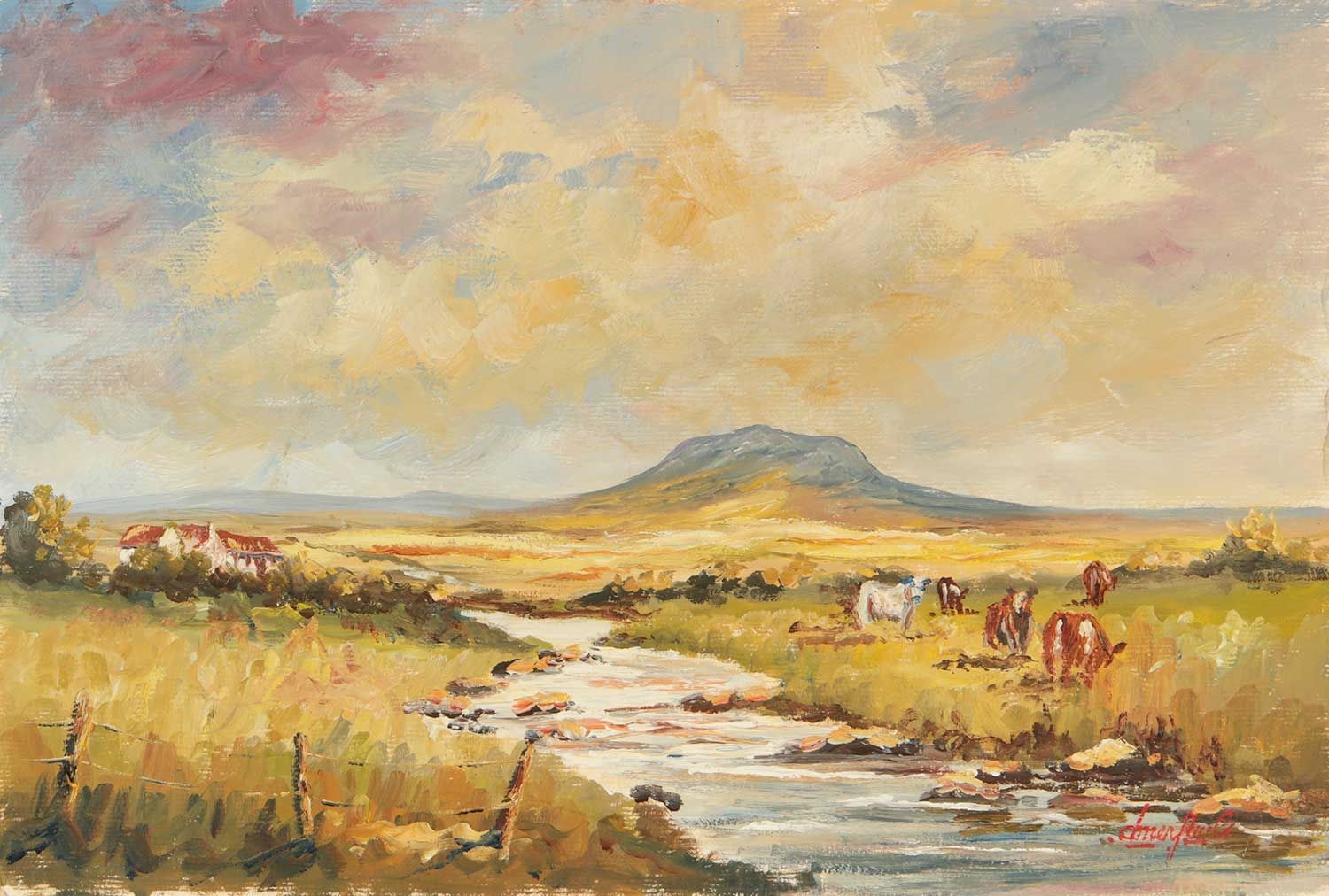 Darren Paul | CATTLE GRAZING | MutualArt