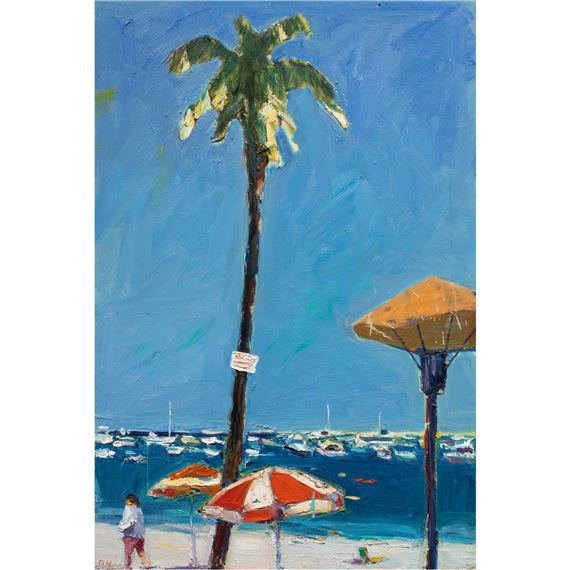 Dennis Hare | Unititled (Palm Tree and Beach | MutualArt