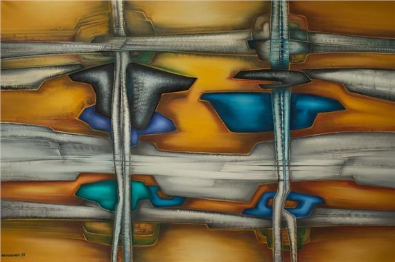 Roger Desserprit | Abstract composition (1978) | MutualArt