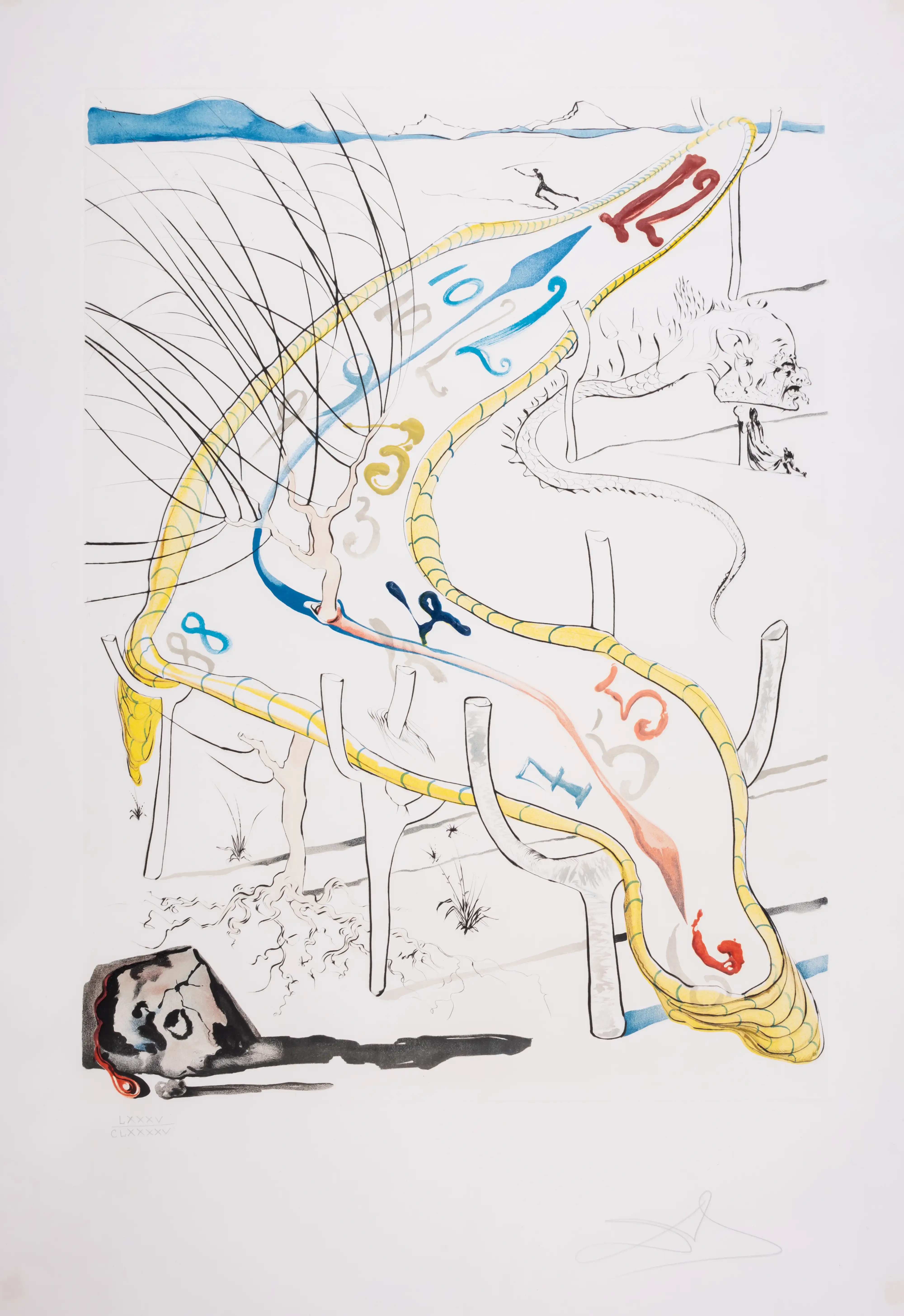 Salvador Dalí | The Frozen Watches of Space-Time, from The Conquest of ...