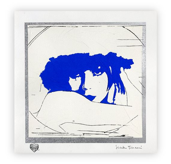 Giosetta Fioroni | Doppio liberty, Blu | MutualArt