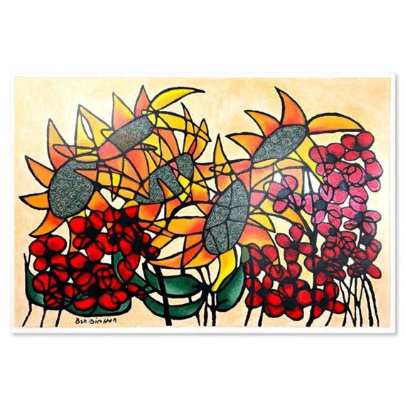 Avi Ben Simhon | Sunflowers | MutualArt