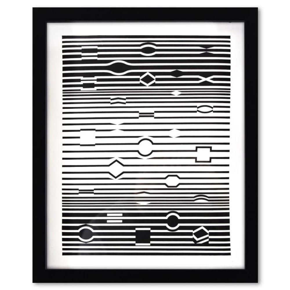 Victor Vasarely | Markab de la serie Ondulatoires (1973) | MutualArt