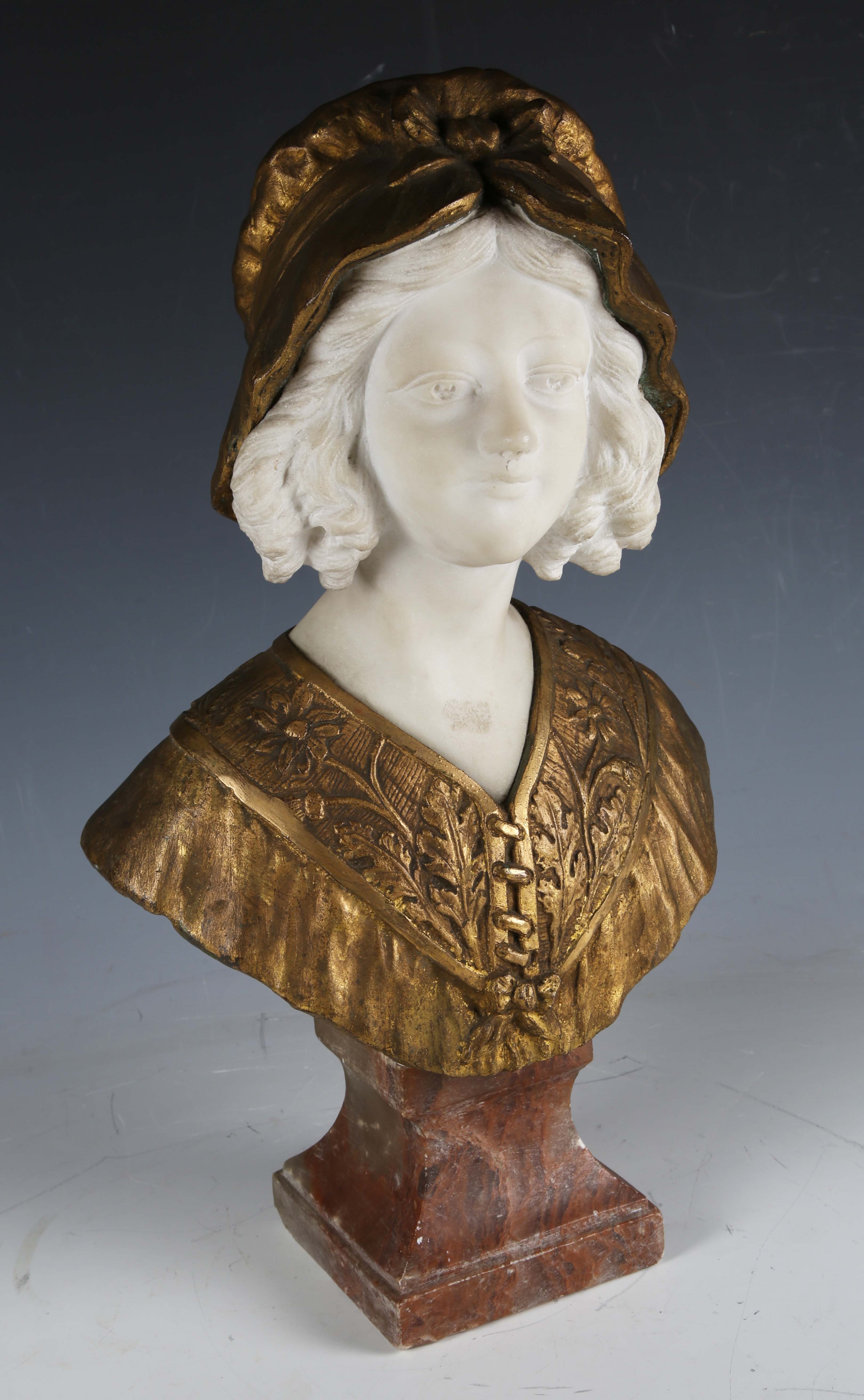 Continental School, 20th Century | Head and shoulders portrait bust of ...