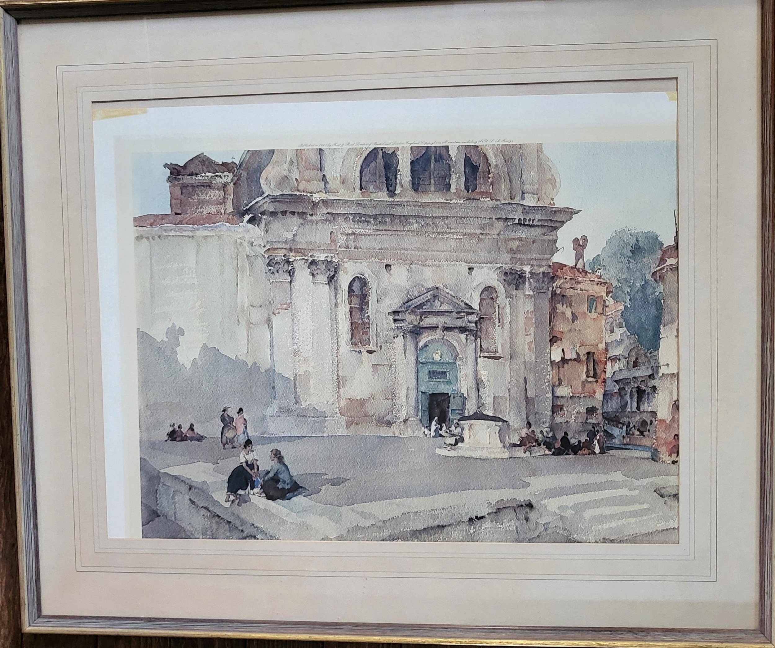 William Russell Flint | A Russell Flint print of women outside a ...