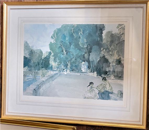 William Russell Flint | A Russell Flint print of women outside a ...