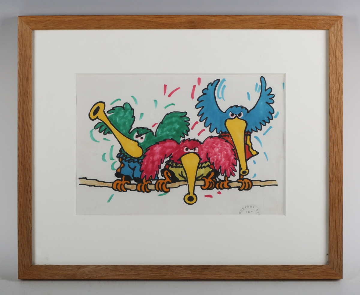 Bob Godfrey | Angry birds | MutualArt