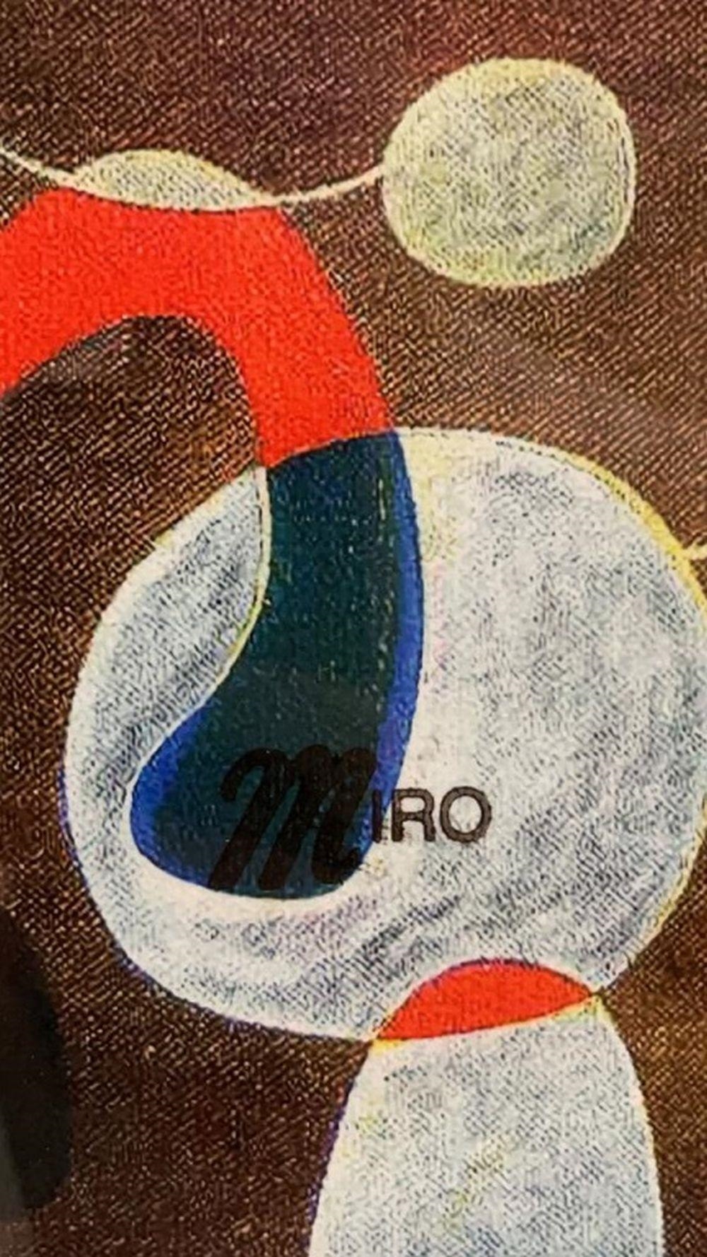 Joan Miró | Women and Bird in the Moonlight | MutualArt