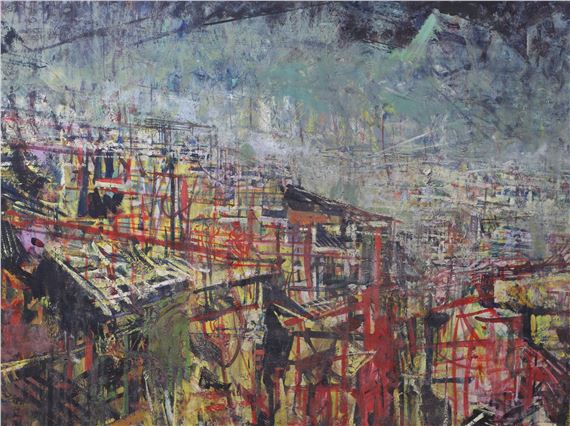 George Melhuish | Abstract City Scape | MutualArt