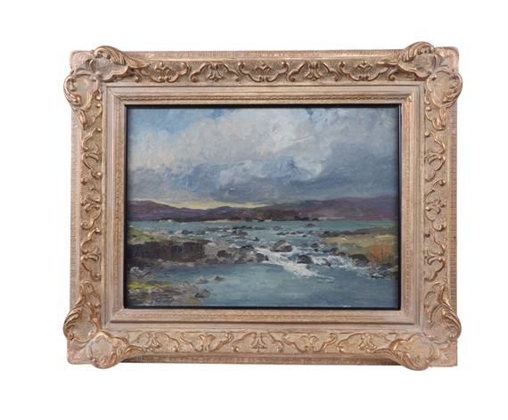 Flora H. Mitchell | A Western River | MutualArt