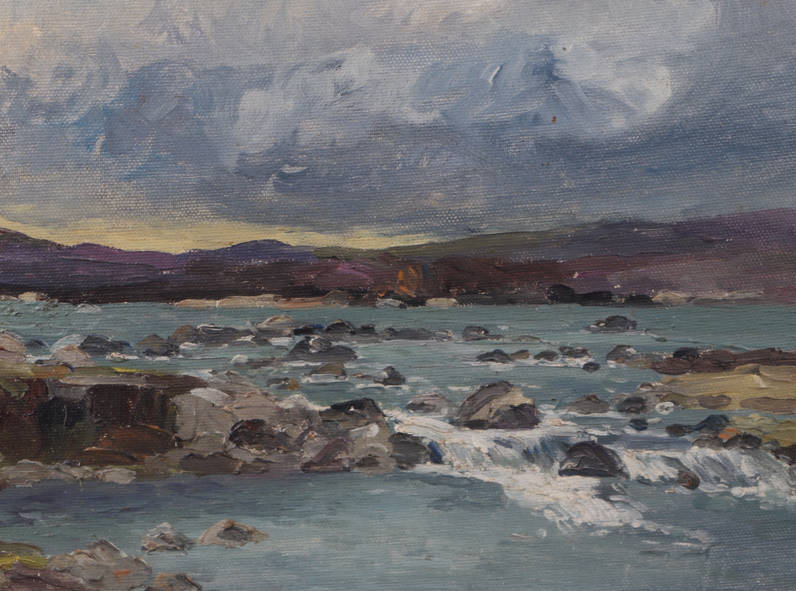 Flora H. Mitchell | A Western River | MutualArt
