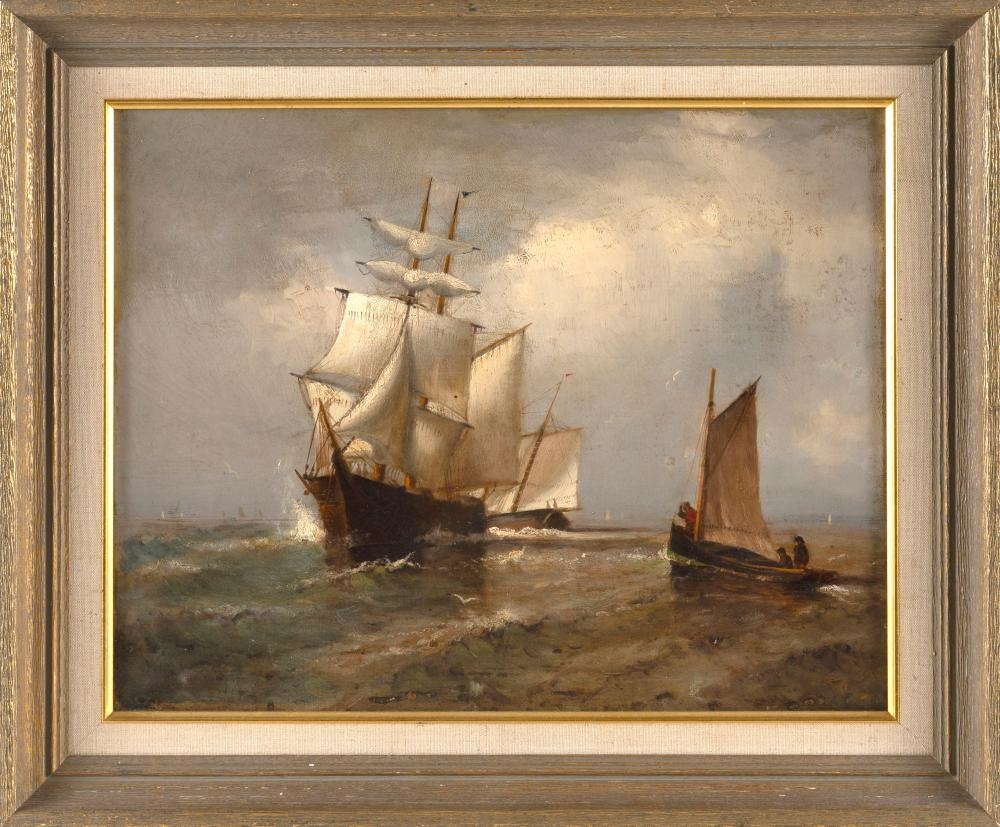Marshall Johnson | Vessels in a channel | MutualArt