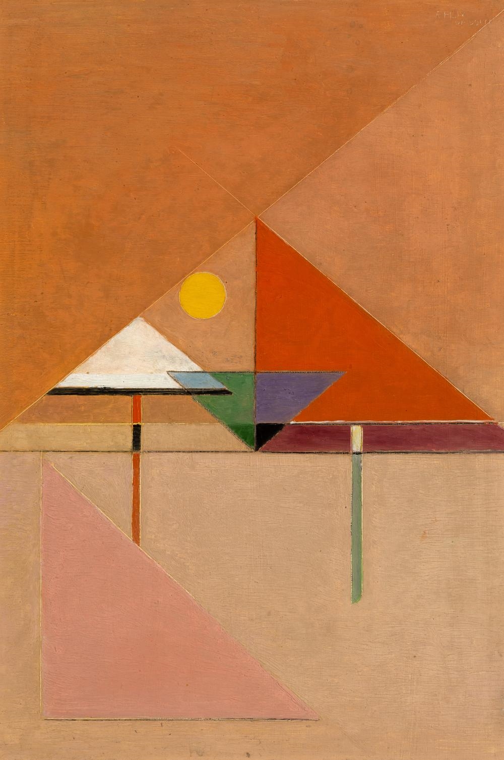Félix De Boeck | Abstract landscape (1964 (1964) | MutualArt