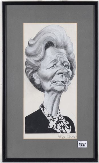 Peter Clarke | Margaret Thatcher | MutualArt