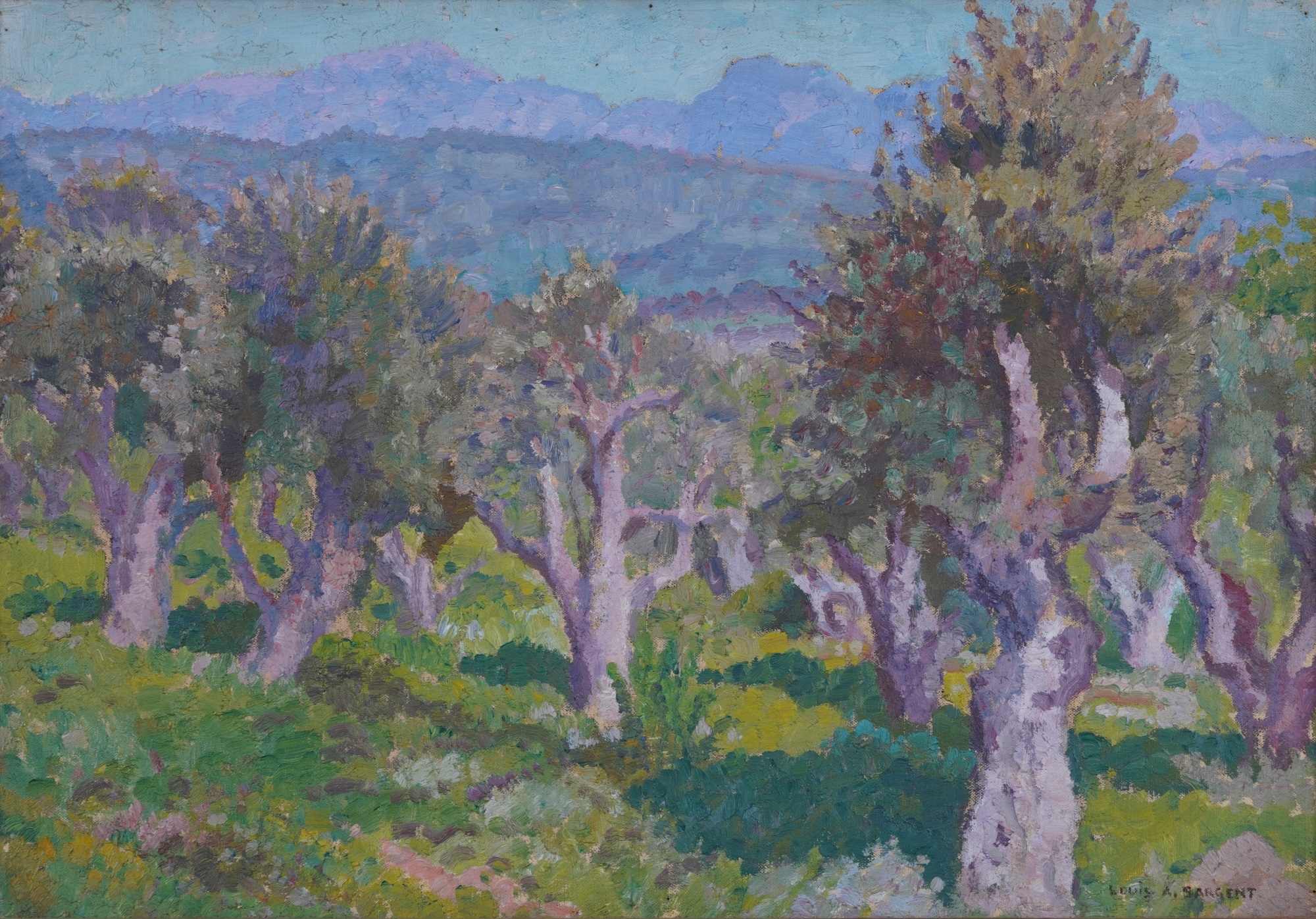 Louis Augustus Sargent | The Olive Grove | MutualArt