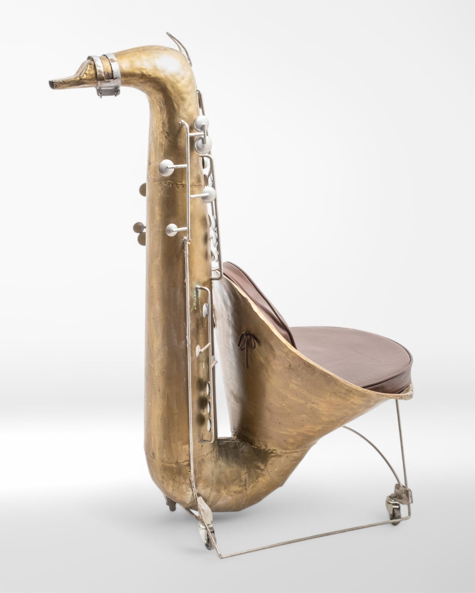 Alain Aparicio | Saxophone-Shaped Art Furniture Chair | MutualArt