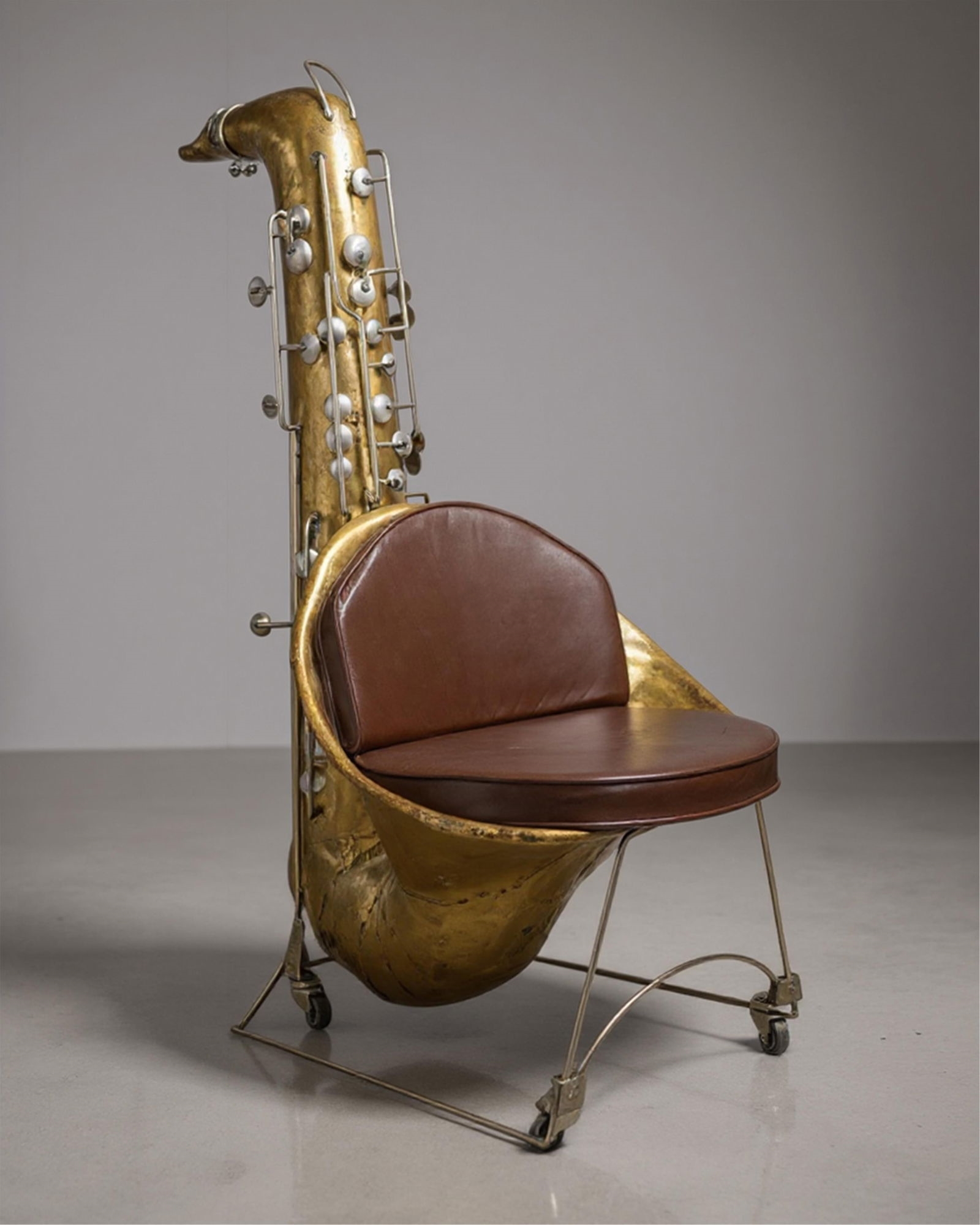 Alain Aparicio | Saxophone-Shaped Art Furniture Chair | MutualArt
