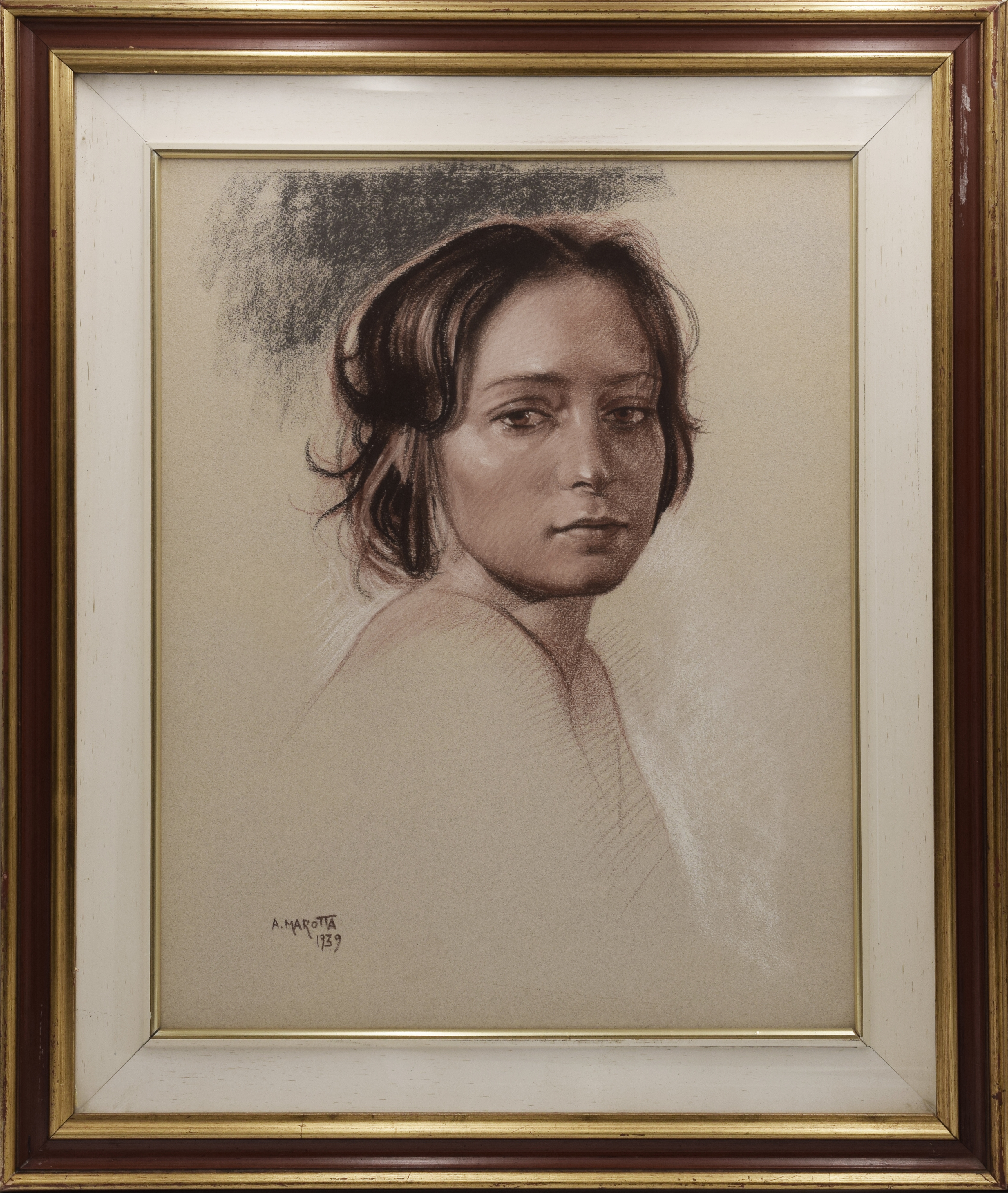 A. Marotta | Portret młodej kobiety (1939) | MutualArt