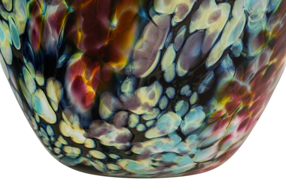 Charles Correll | Mottled Studio Art Glass Vase (1993) | MutualArt