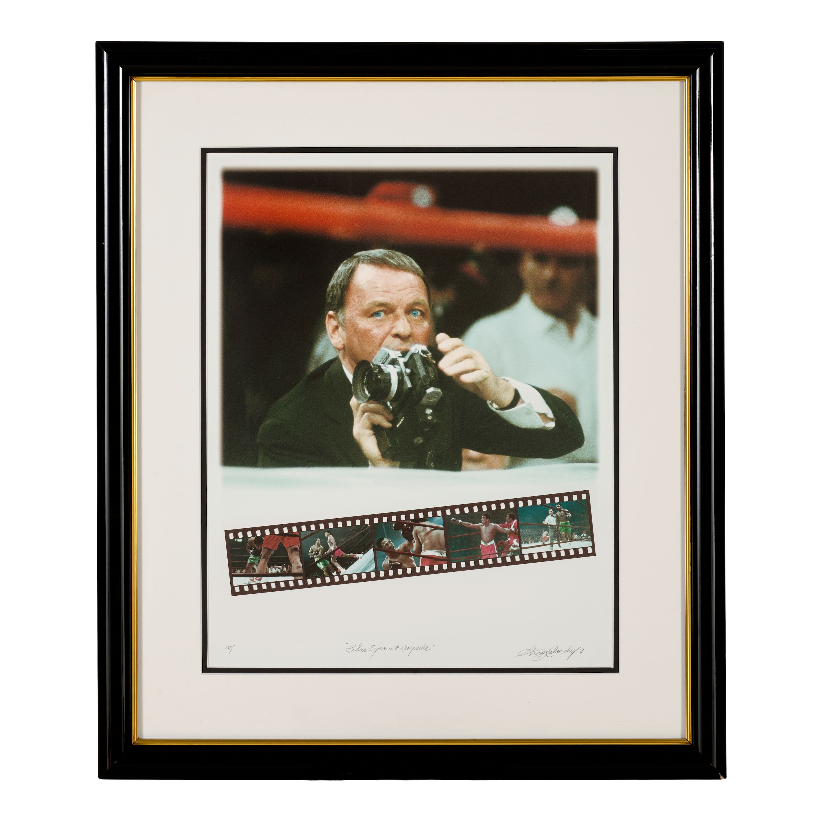 George Kalinsky | Blue Eyes at Ringside: Frank Sinatra | MutualArt