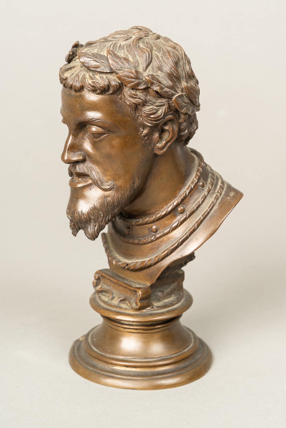 Vincenzo Gemito | portrait bust of Emperor Charles the 5.th | MutualArt