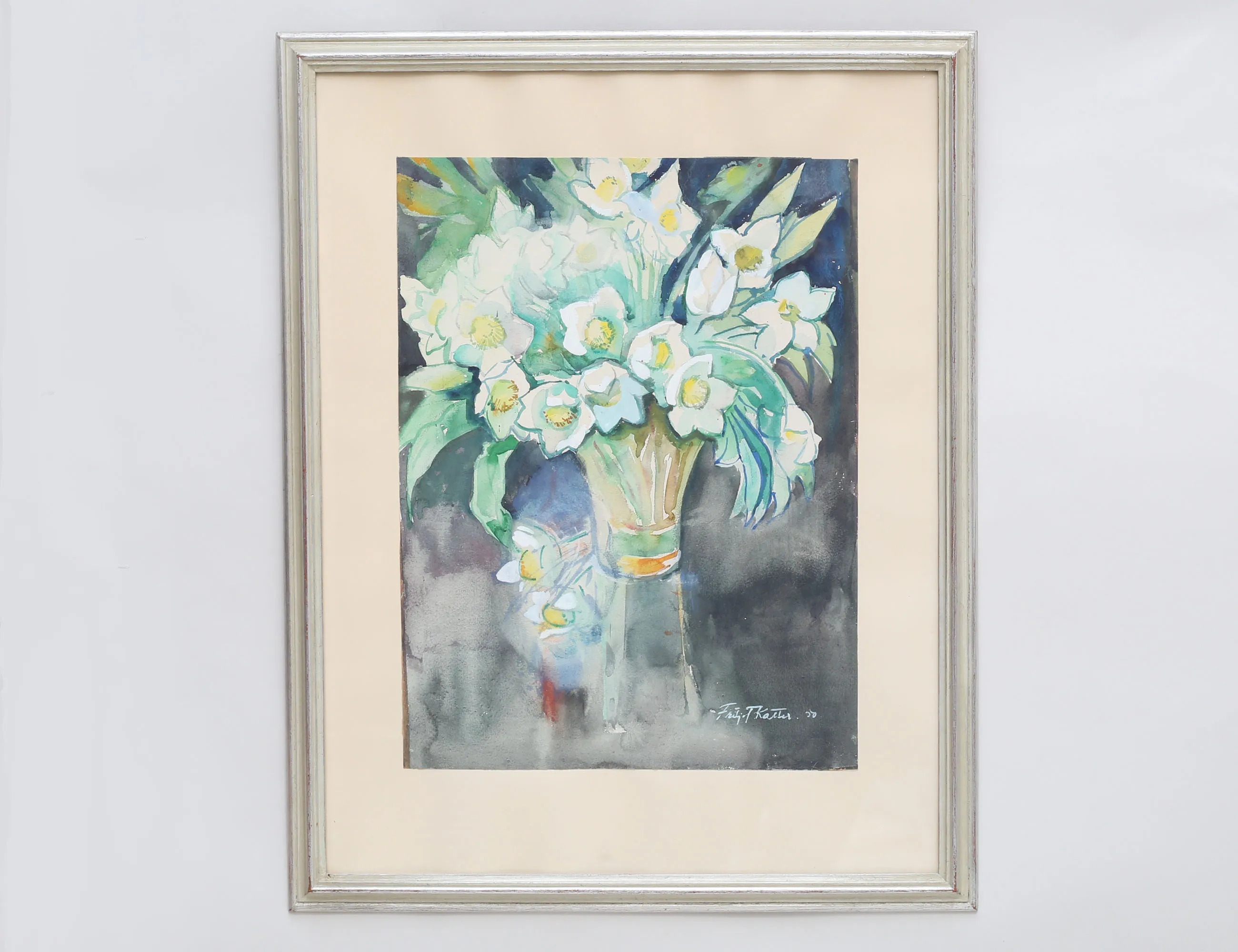 Fritiof Katter | blomsterstilleben pingstliljor (50) | MutualArt