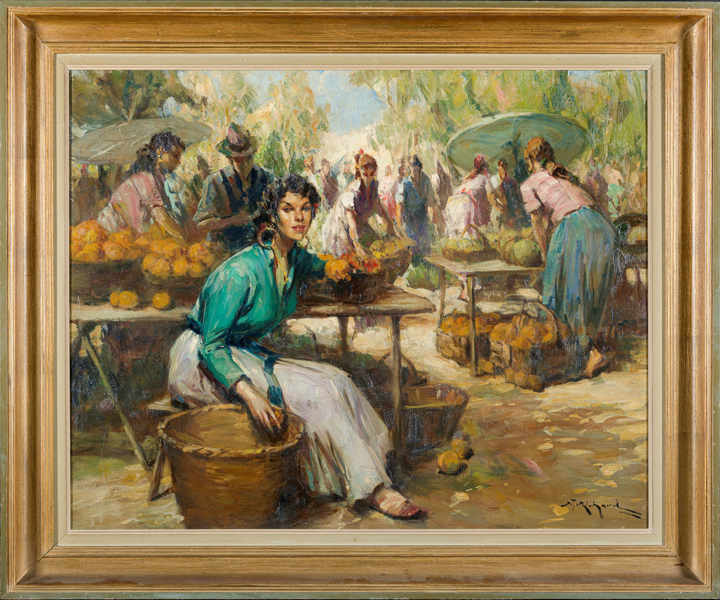 Richard Durando Togo | Mujeres en el mercado (1910) | MutualArt