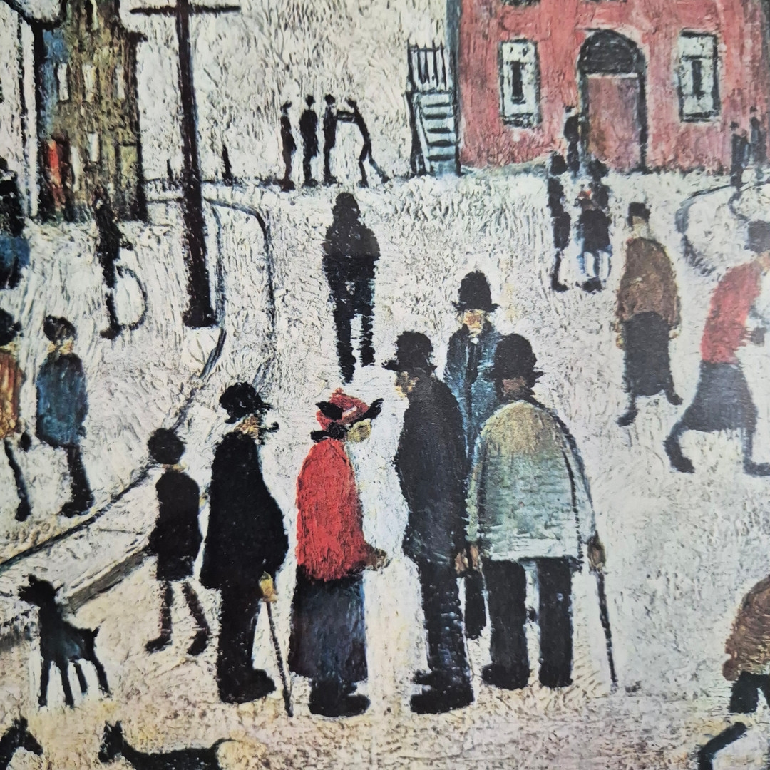 Laurence Stephen Lowry | A Lancashire Village | MutualArt