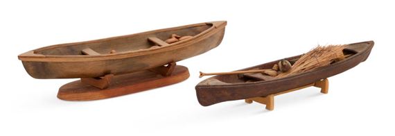 Colin Henry | Pair of Duck Hunting Pirogues (1984) | MutualArt