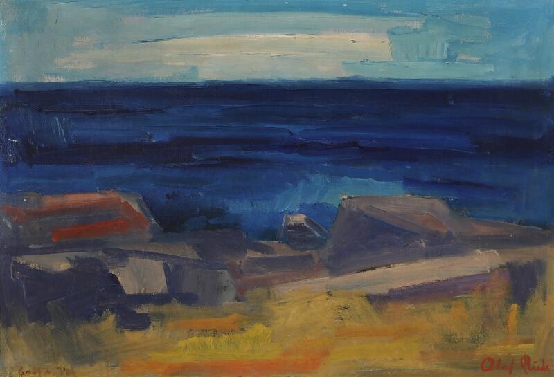Olaf Rude | Landscape with ocean view | MutualArt