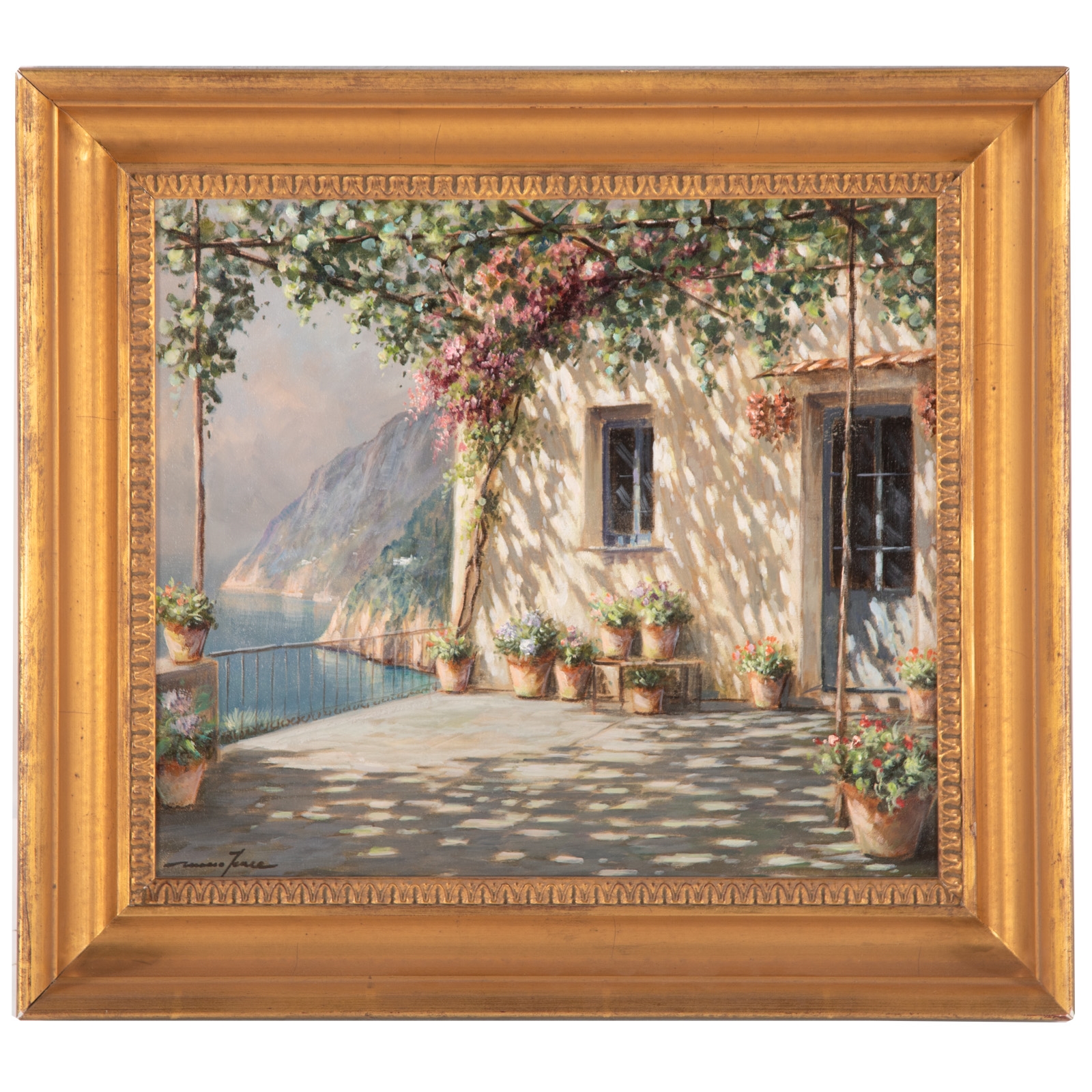 Mario Irace | Sun Dappled Cottage in Capri | MutualArt
