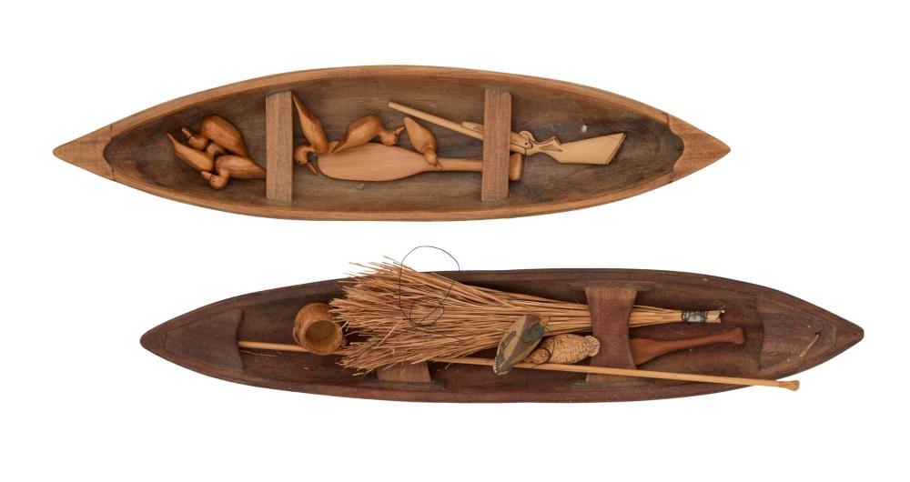 Colin Henry | Pair of Duck Hunting Pirogues (1984) | MutualArt