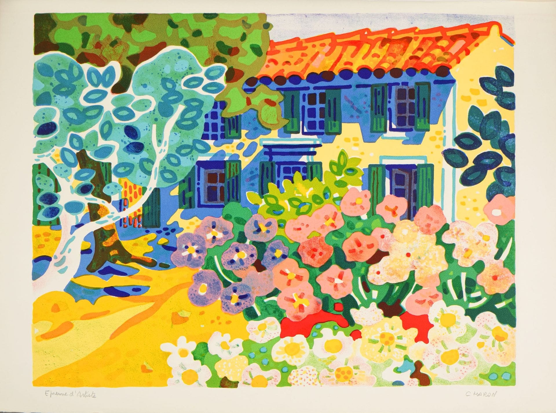 Guy Charon | Flowers welcome you | MutualArt