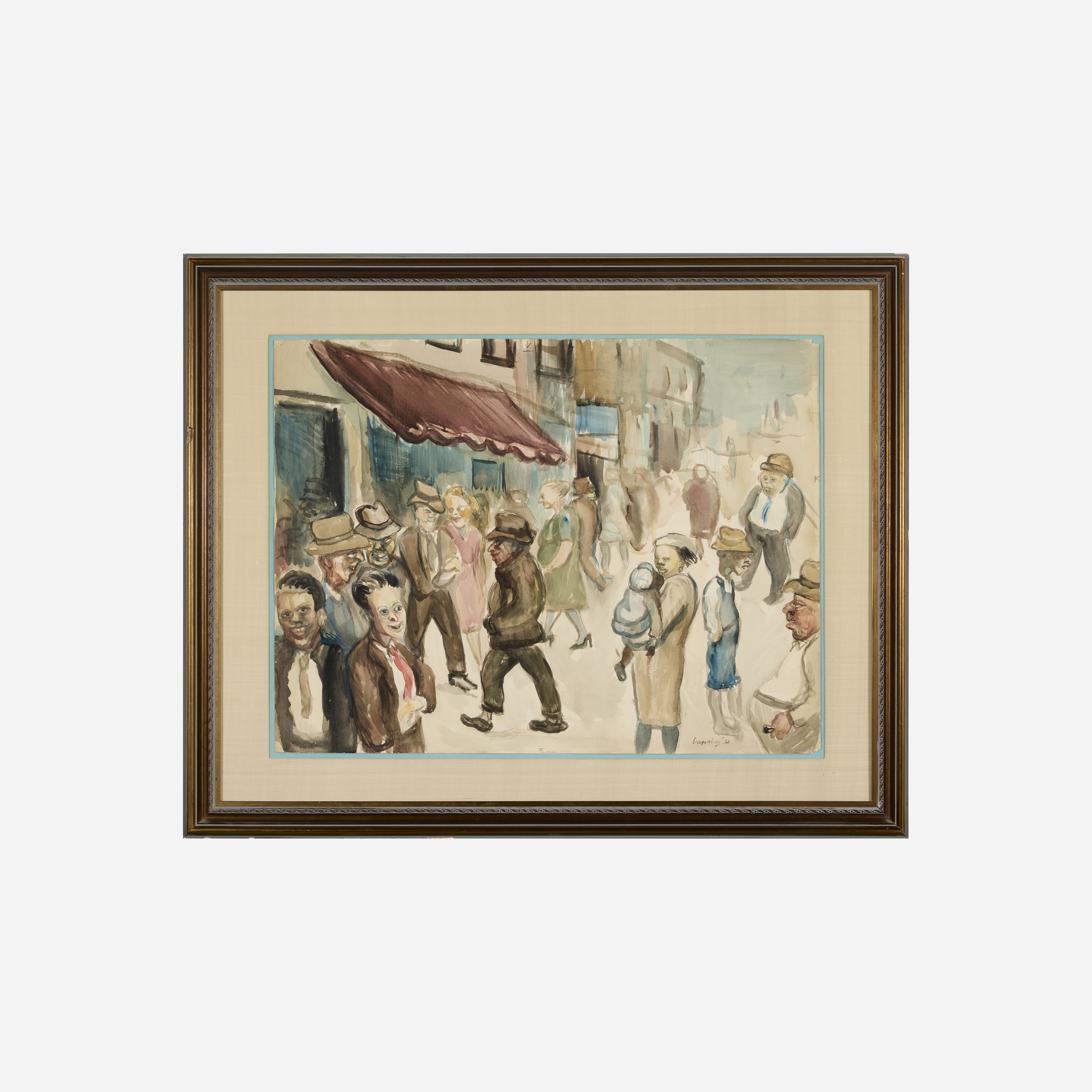 John Lapsley | Street Scene (1933) | MutualArt