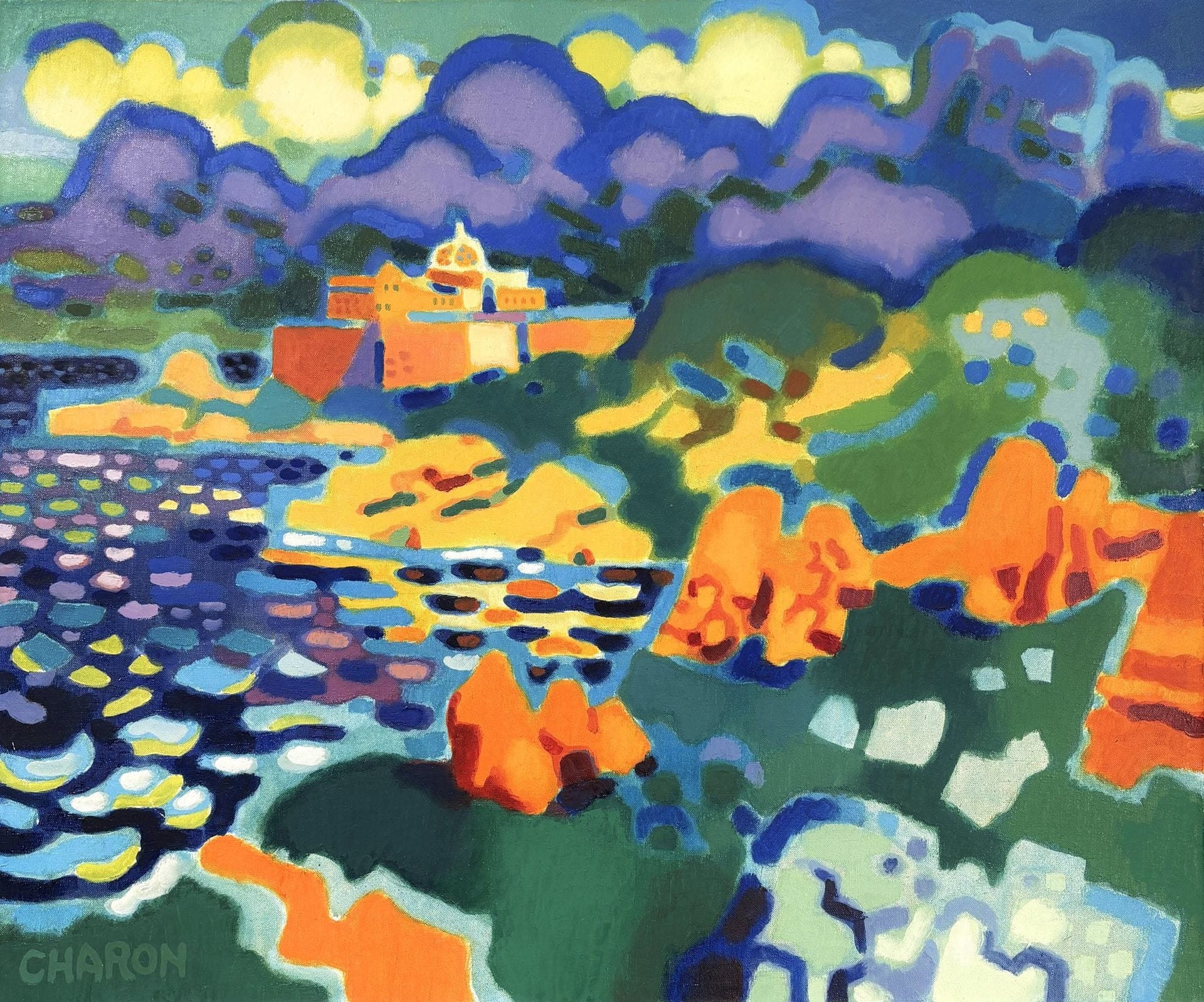 Guy Charon | Colored clouds | MutualArt