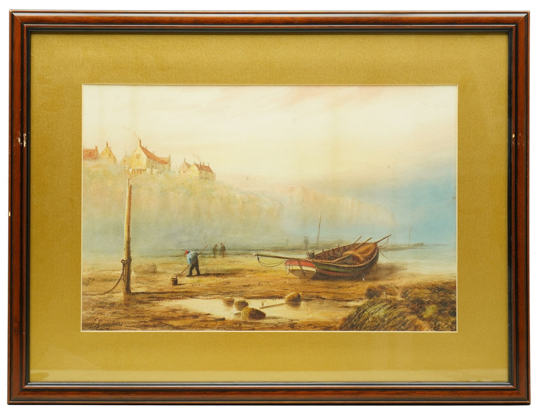 Joseph Eaman | Robin Hood's Bay, pair watercolours | MutualArt