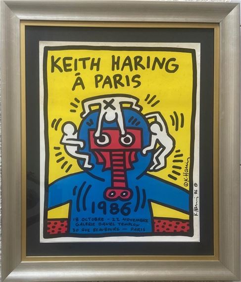 Keith Haring | Paris Exhibition 1986 (1986) | MutualArt