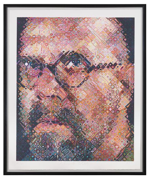 Chuck Close | Self Portrait (2000) | MutualArt