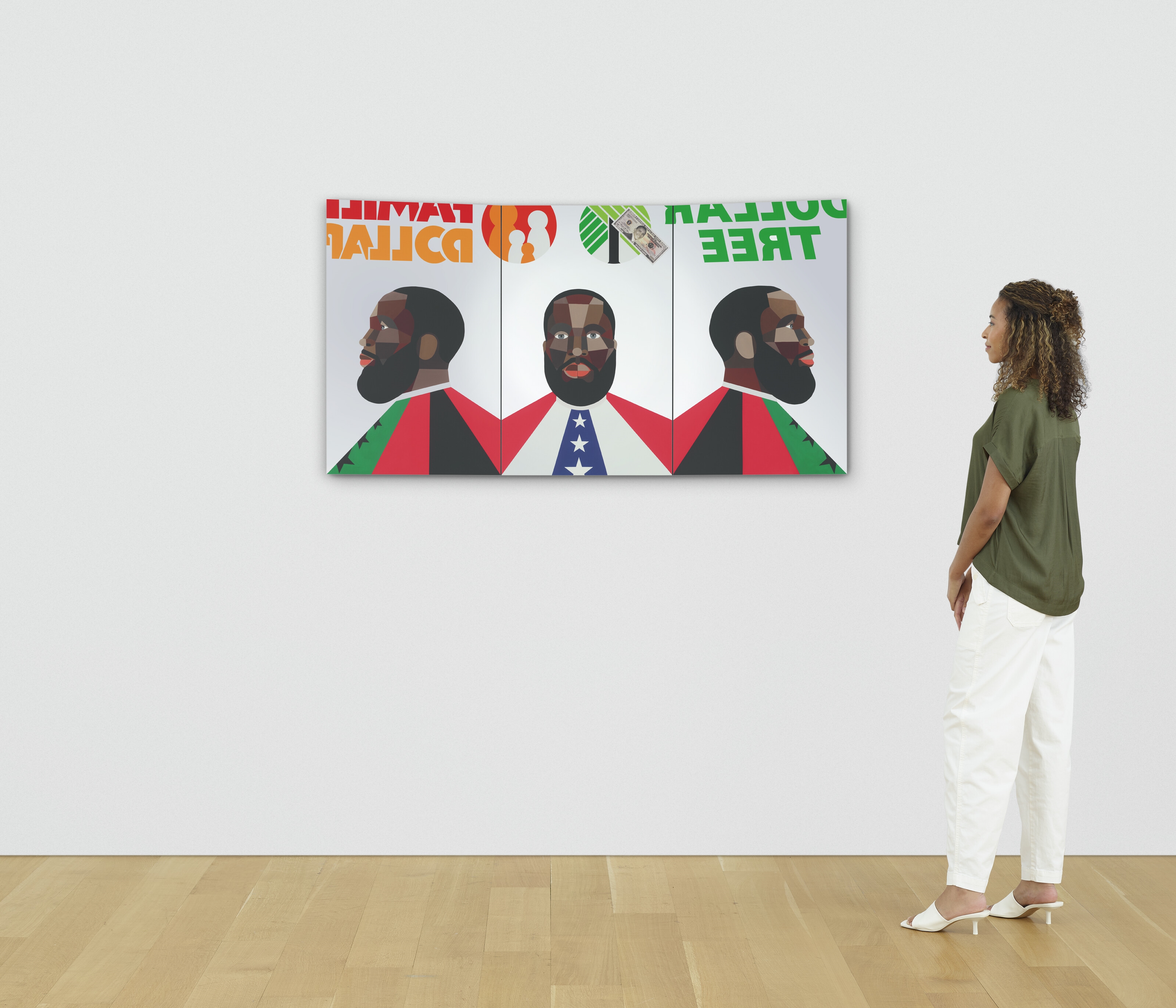 Derrick Adams | Mirroring Idealism (2021) | MutualArt