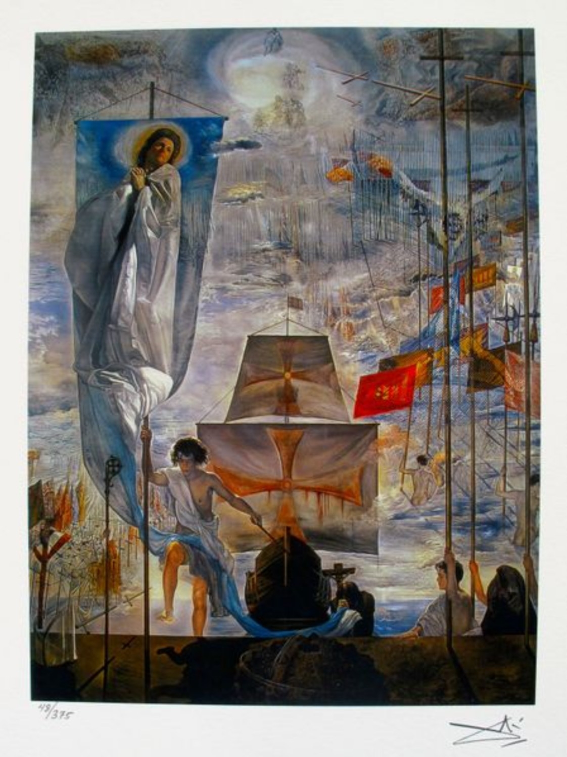 Salvador Dalí | DISCOVERY OF AMERICA | MutualArt