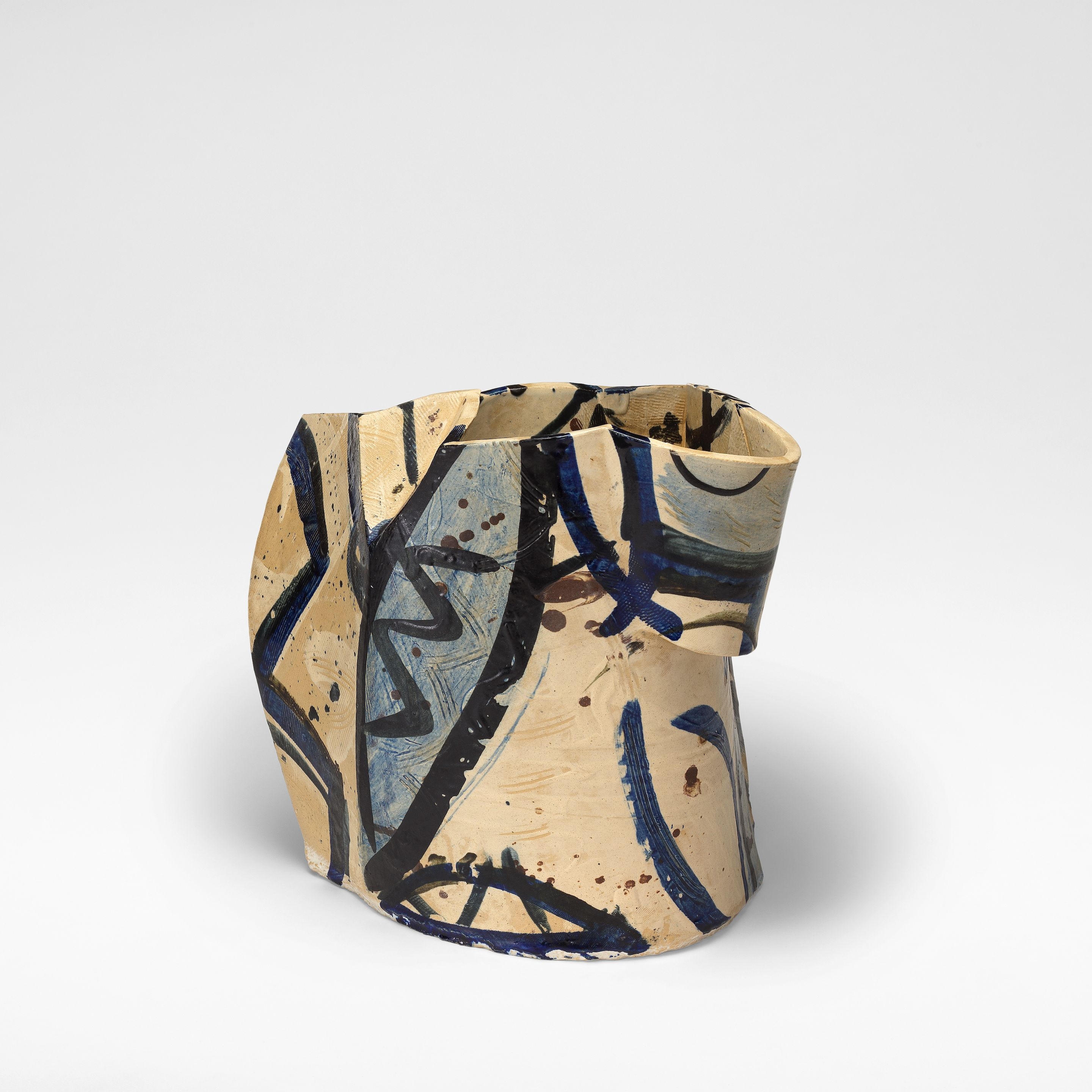 Alison Britton | Abstract vessel (1987) | MutualArt