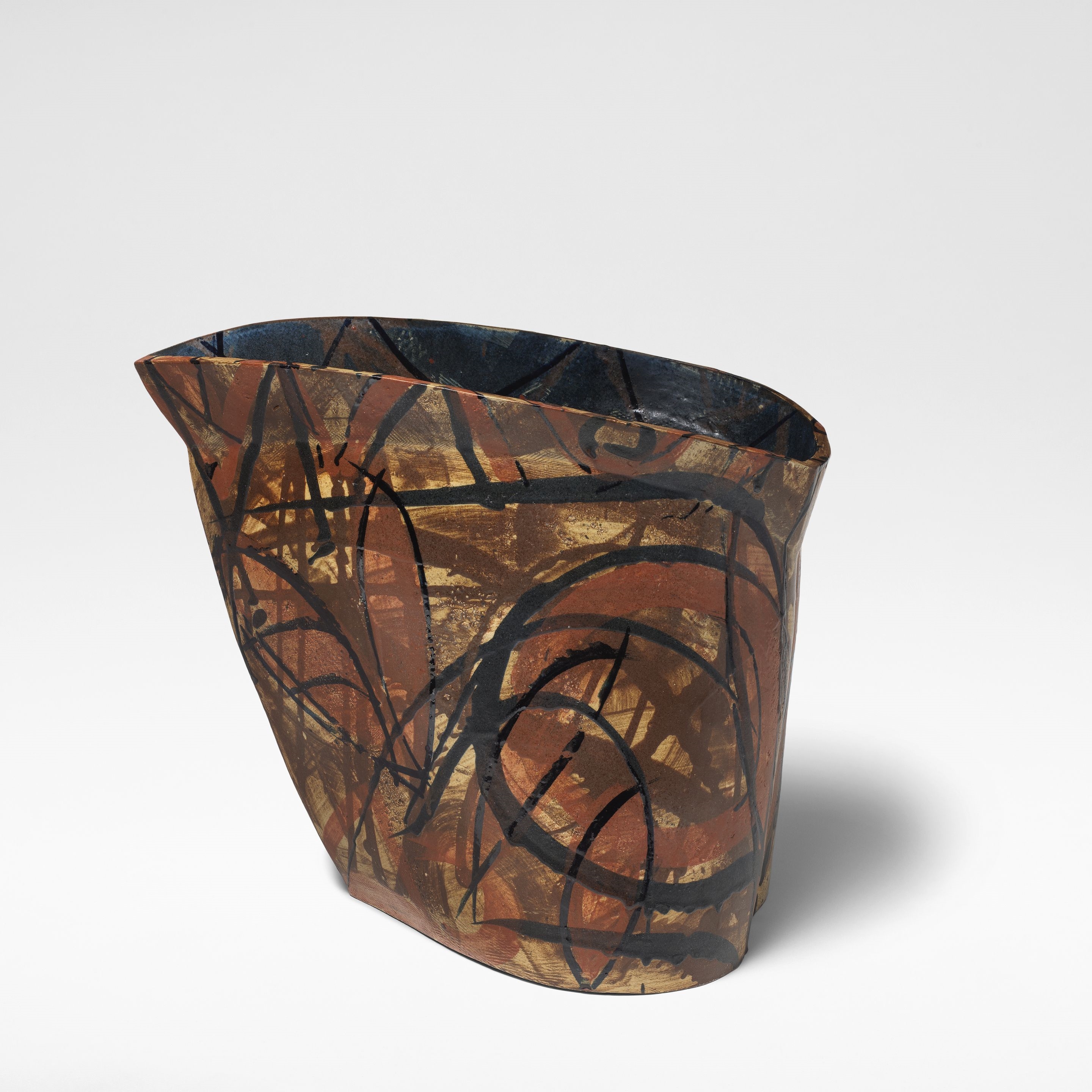 Alison Britton | Abstract vase (1986) | MutualArt