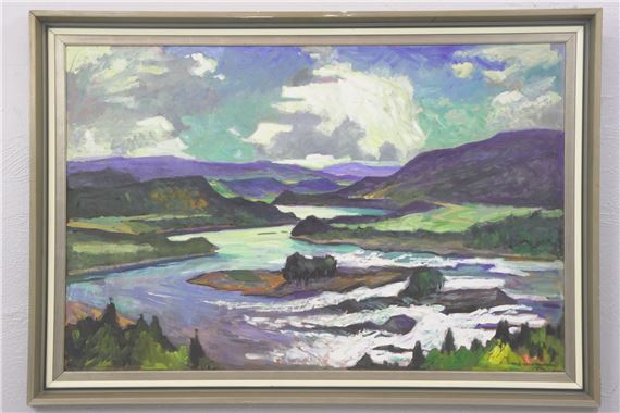 Karl Gustaf Strandberg | Ångermanälven (1941) | MutualArt
