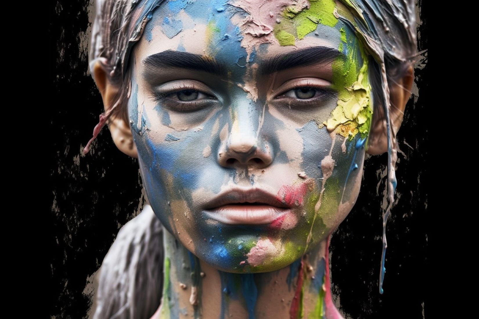 Rodney Haker | Cara Paint II (2023) | MutualArt